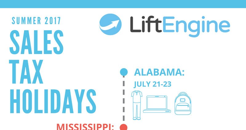 Infographic: Summer Sales Tax Holidays - LiftEngine